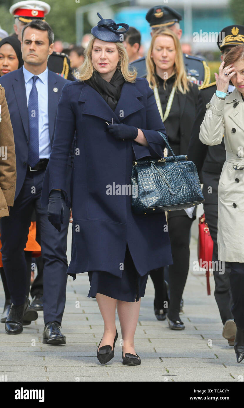 Defence Secretary Penny Mordaunt arrives at the Royal British Legion's ...