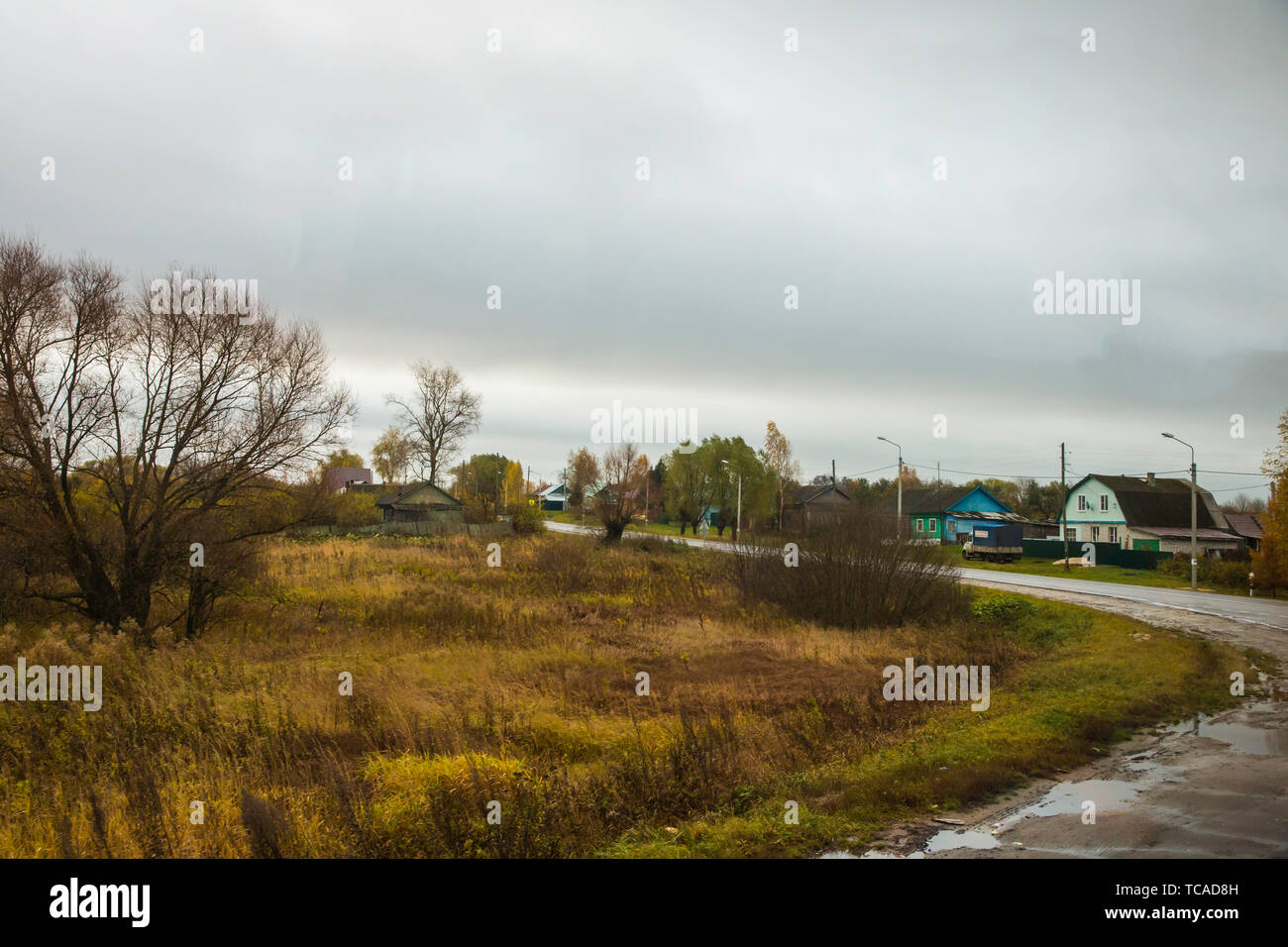 Autumn color golden yellow villages hi-res stock photography and images ...