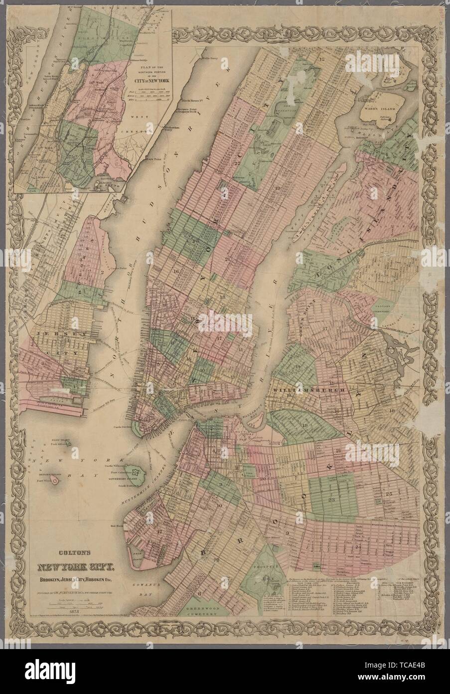 Map of new york 1827 hi-res stock photography and images - Alamy