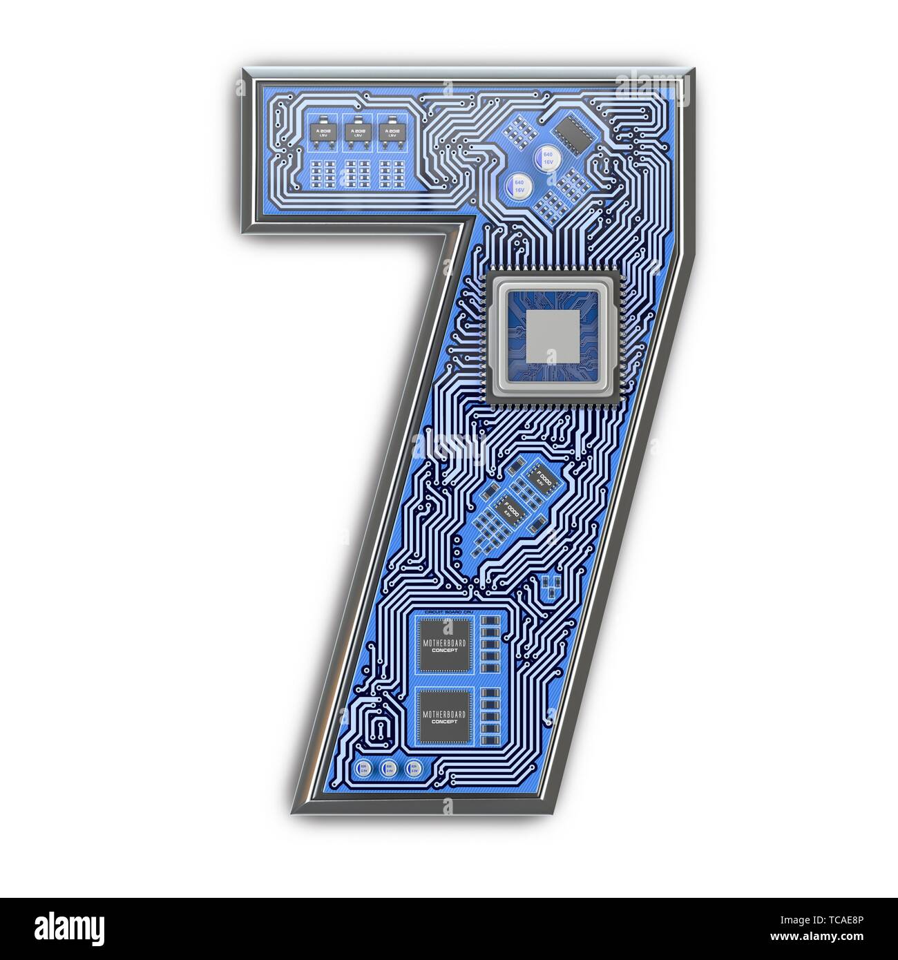 Electric alphabet Cut Out Stock Images & Pictures - Alamy