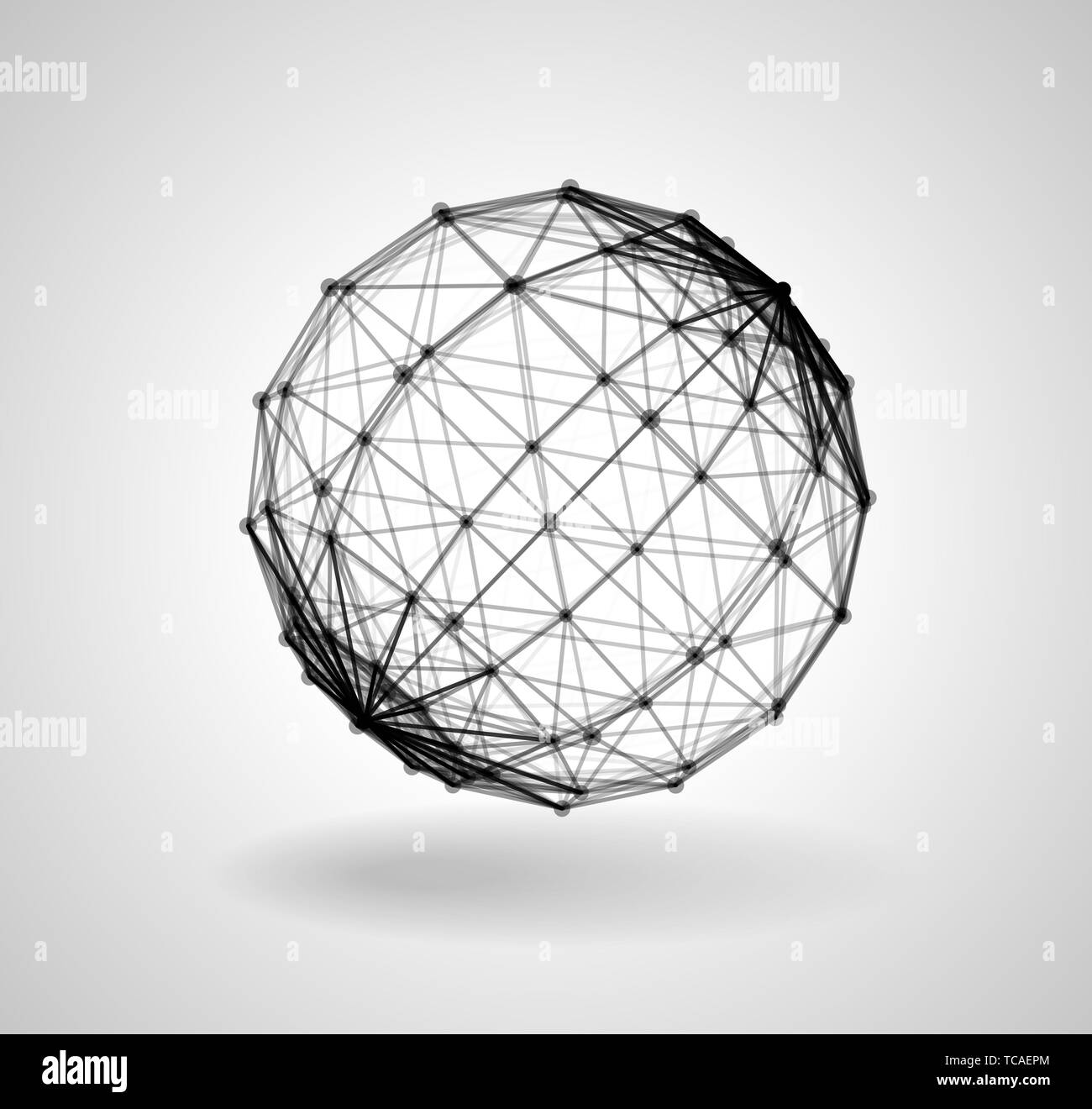 3d globe wire frame model hi-res stock photography and images - Alamy