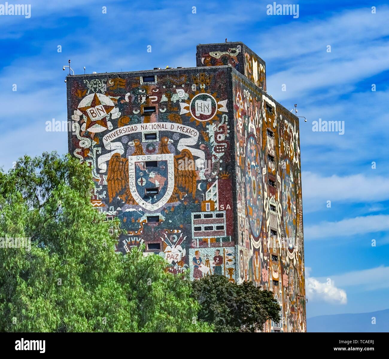 Library mexico city university hi-res stock photography and images - Alamy