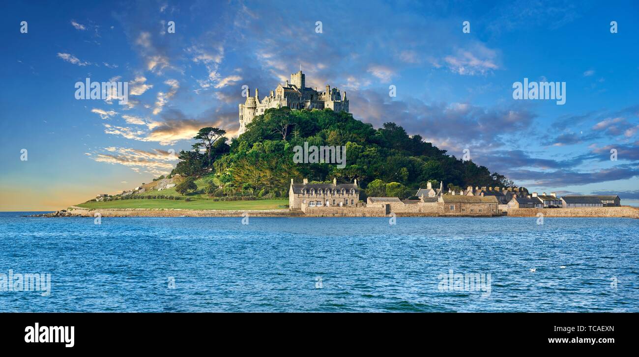 Island Mounts Bay High Resolution Stock Photography and Images - Alamy