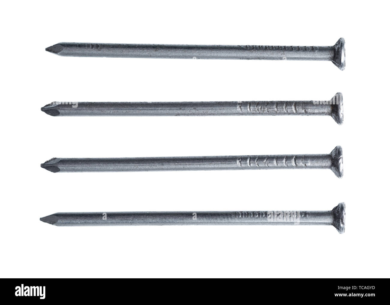 nail isolated on white Stock Photo - Alamy