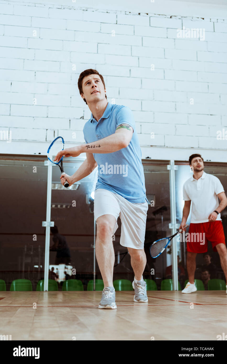 Two Men Playing Squash High Resolution Stock Photography and Images - Alamy