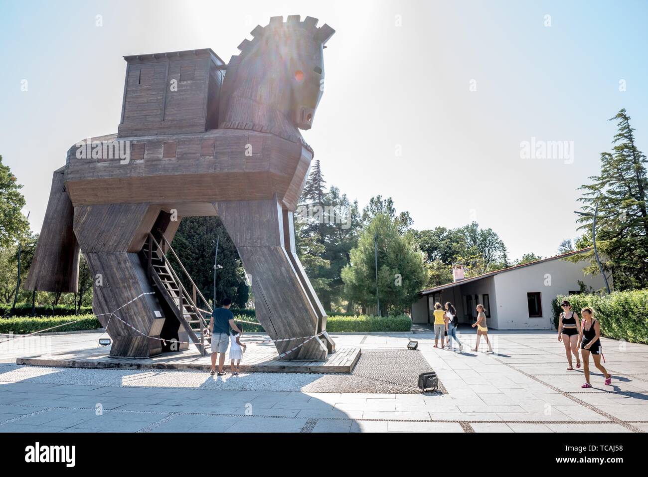 Horse Wooden Horse Troy Troy High Resolution Stock Photography and ...