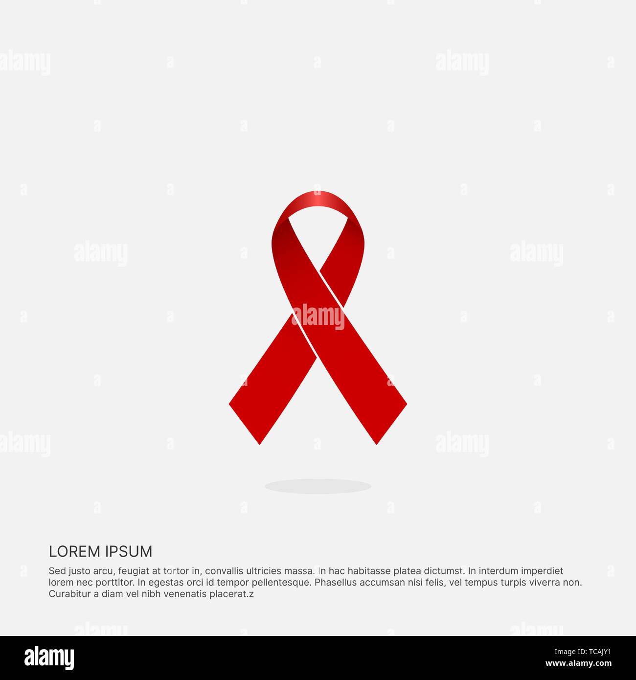 Poster, ribbon, health. world aids day. Stop AIDS - 1st December. The ...