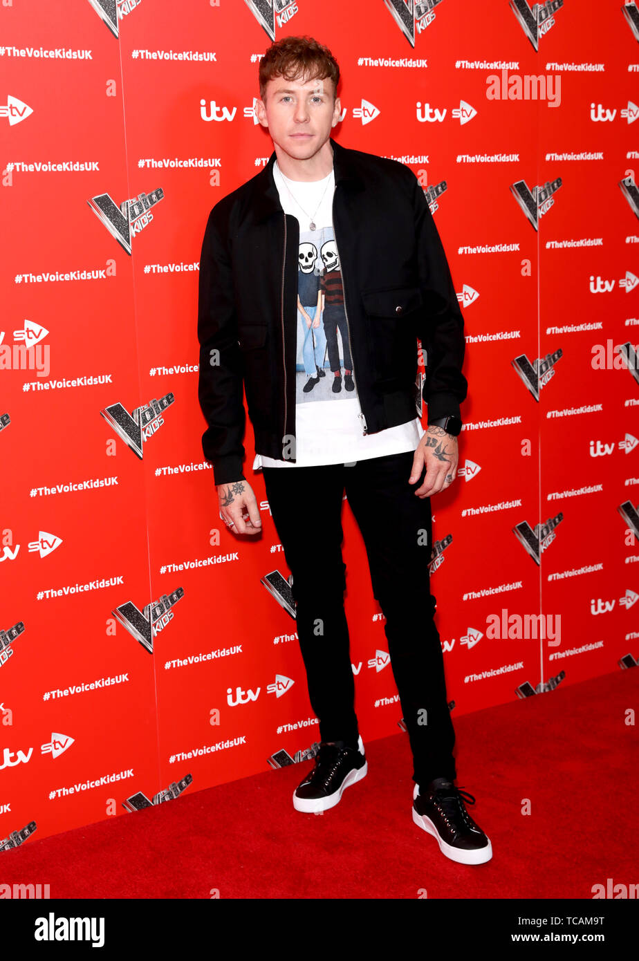 Danny Jones at the Voice Kids 2019 Photocall held at The Royal Society ...