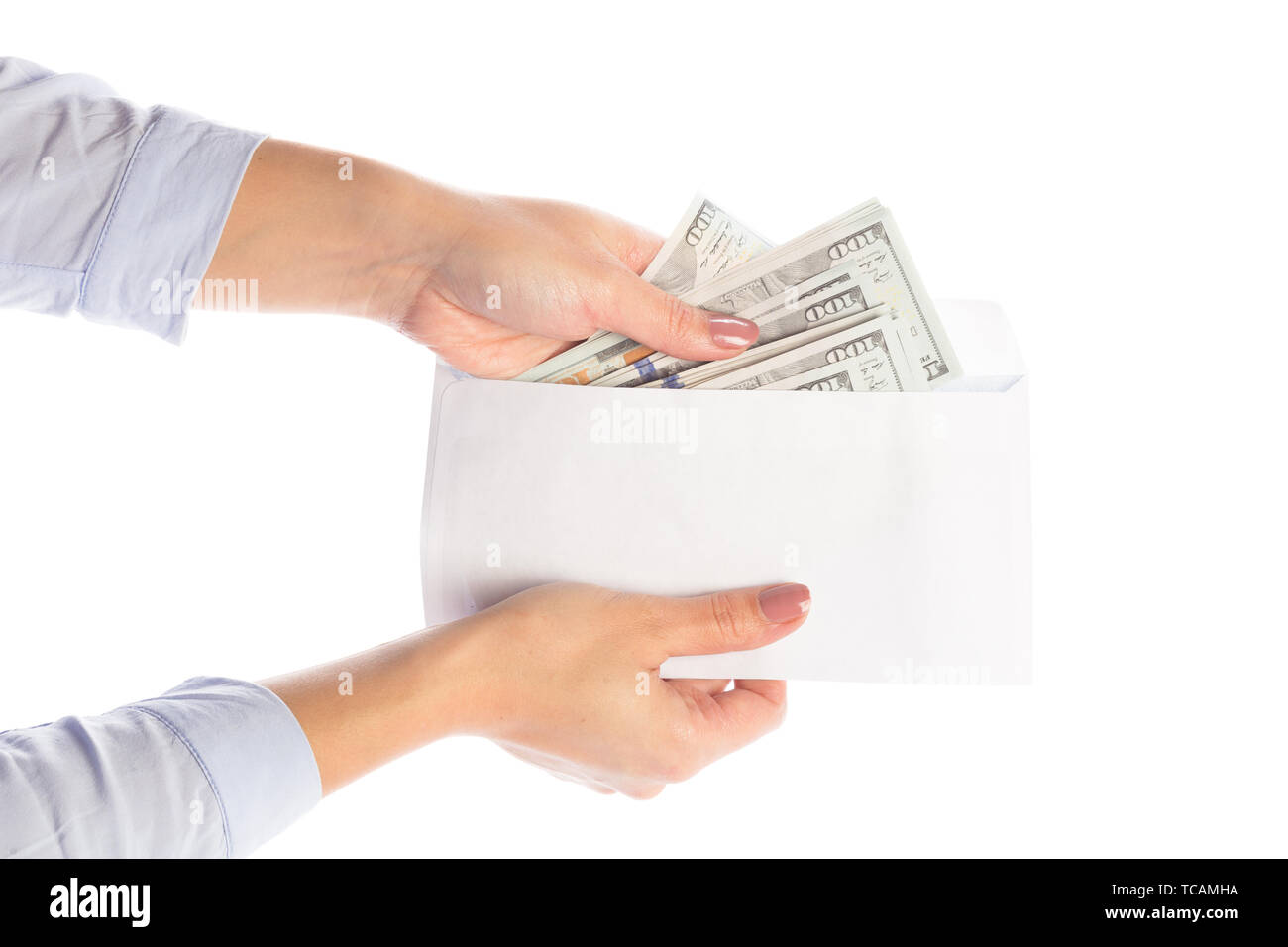 money in an envelope, corruption Stock Photo - Alamy
