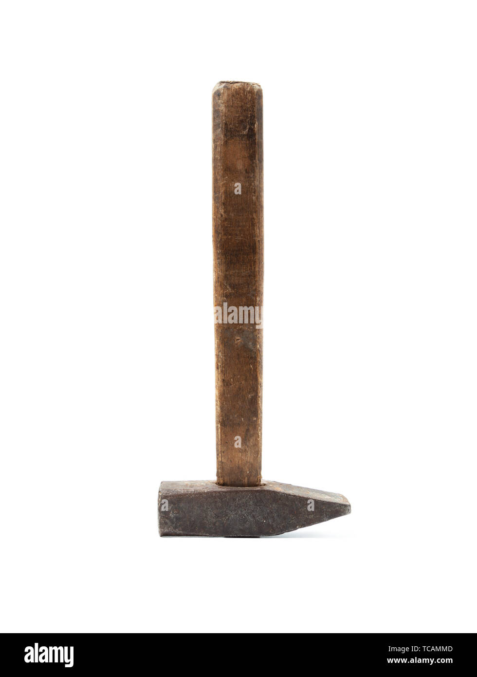 Metal Hammer with Wooden Handle isolated on white background Stock ...