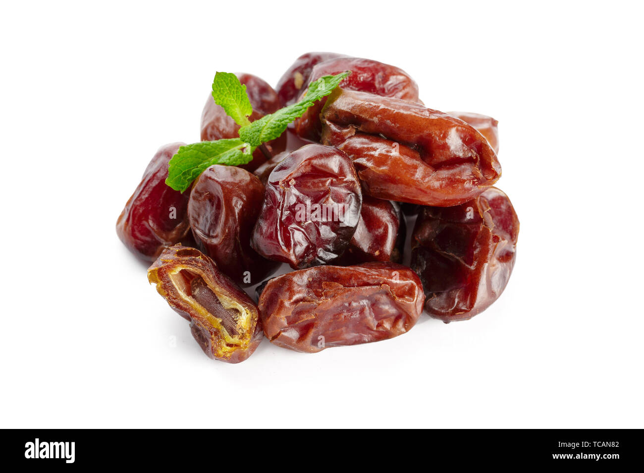 date fruit isolated on white Stock Photo - Alamy