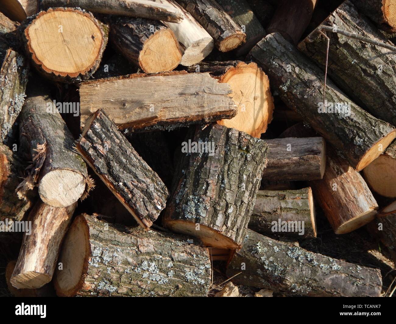 Country wood pile hi-res stock photography and images - Alamy