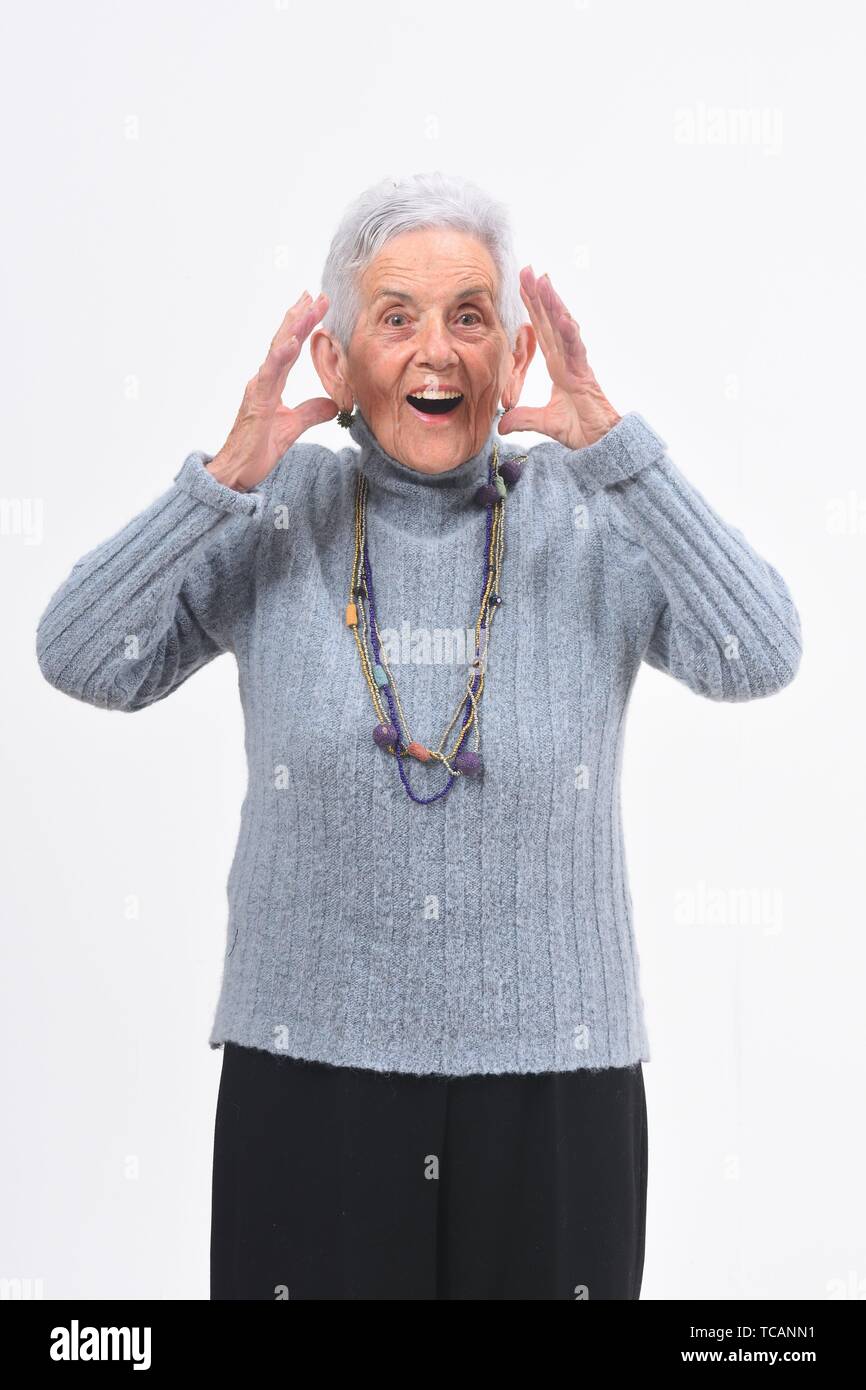 Old woman hand forget portrait hi-res stock photography and images - Alamy