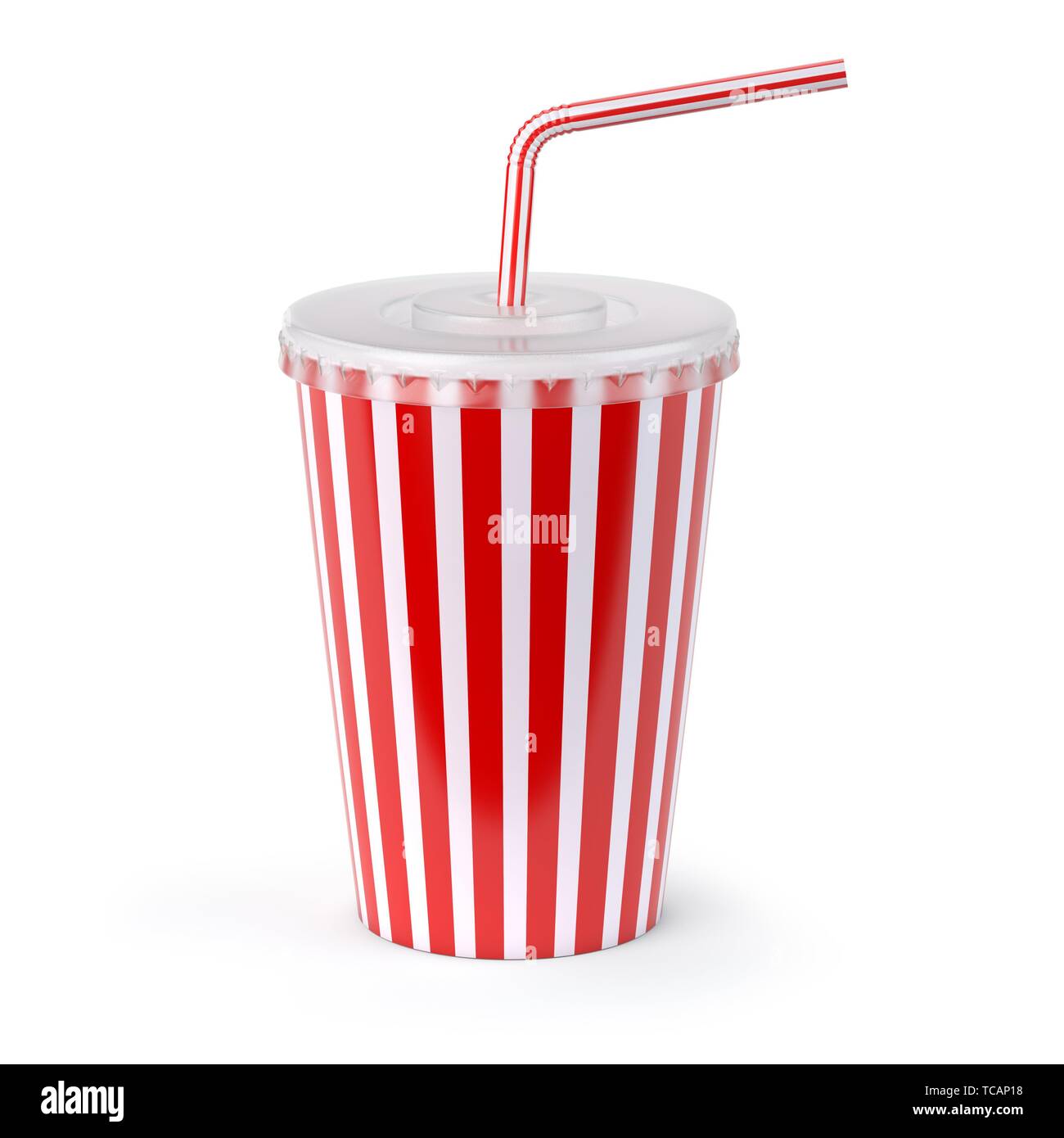 Red And White Soda Straw