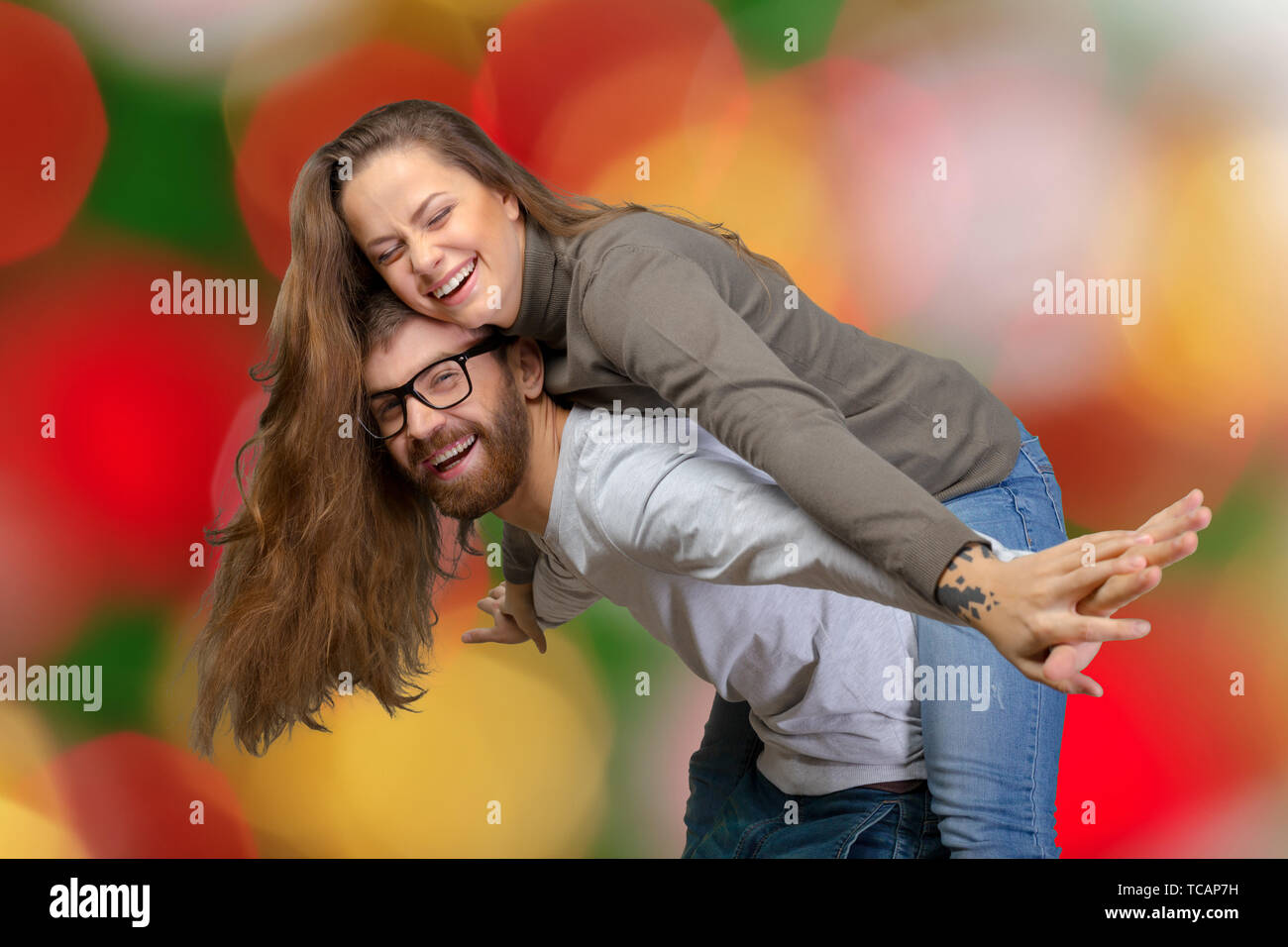 A picture of a beautiful couple having fun Stock Photo - Alamy
