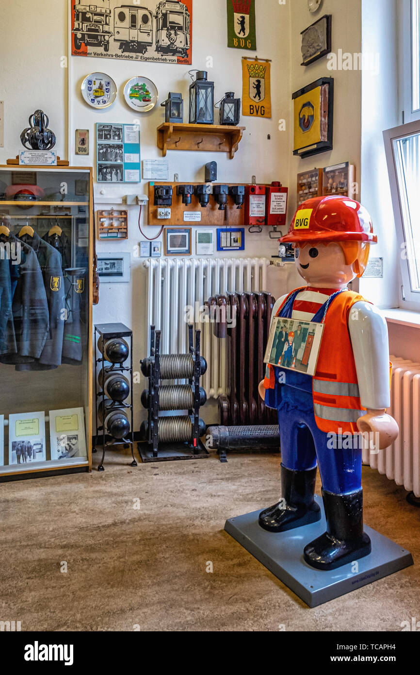 U-Bahn Museum Berlin. Transport museum in one of the former historic ...