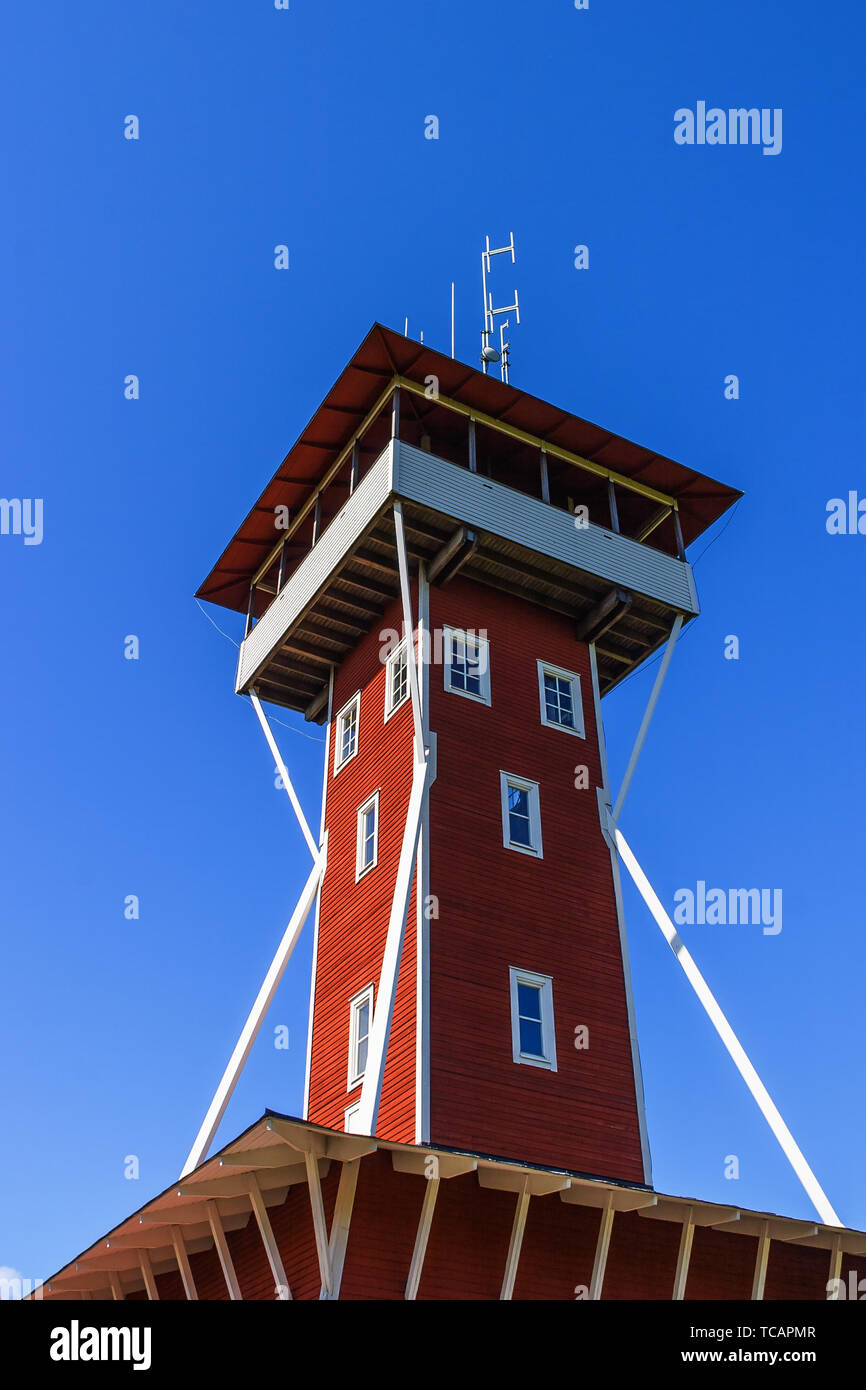 Old wooden lookout tower Stock Photo - Alamy