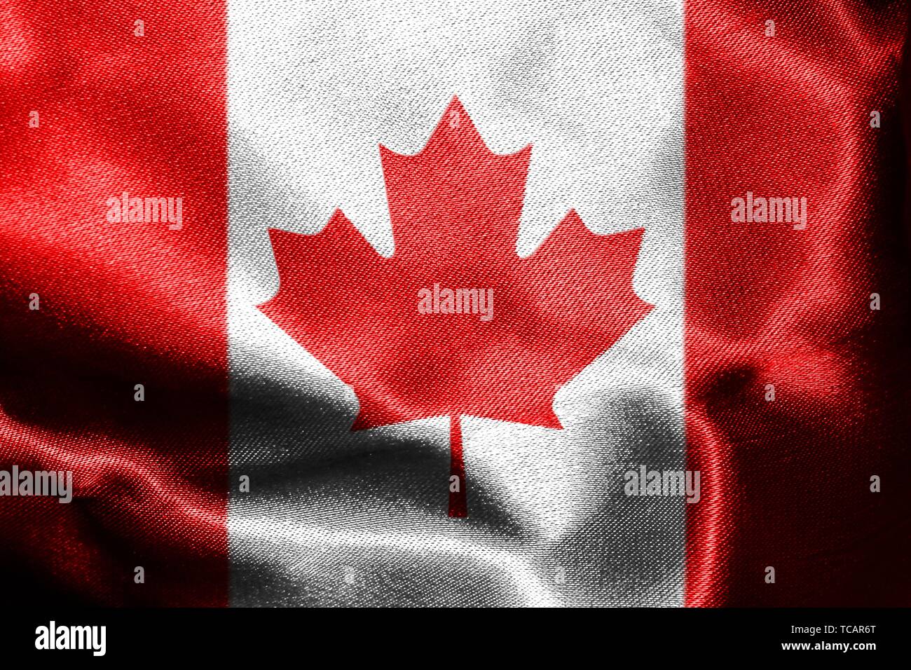 House with canadian flag hi-res stock photography and images - Alamy