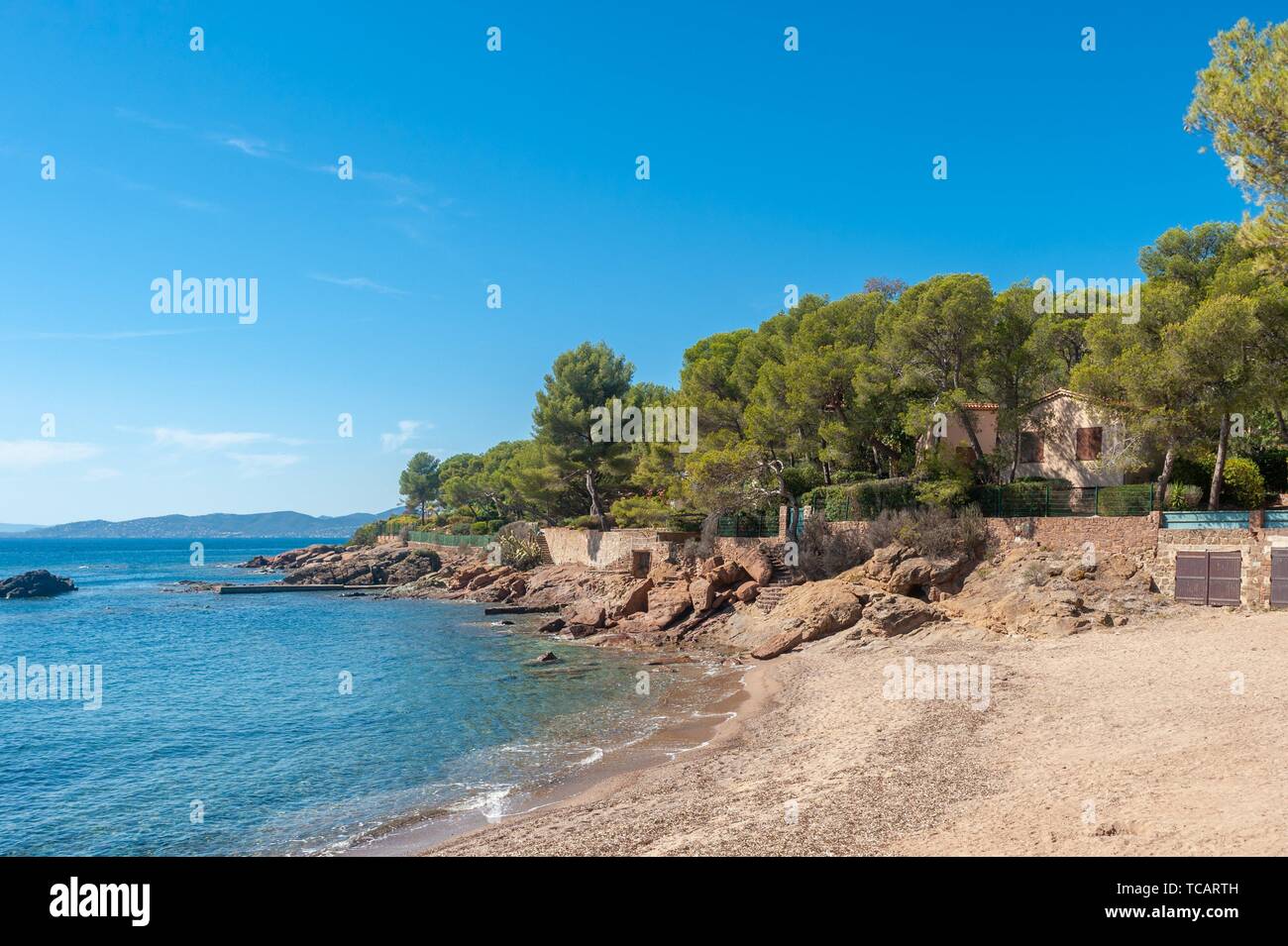 Saint raphael france beach hi-res stock photography and images - Alamy