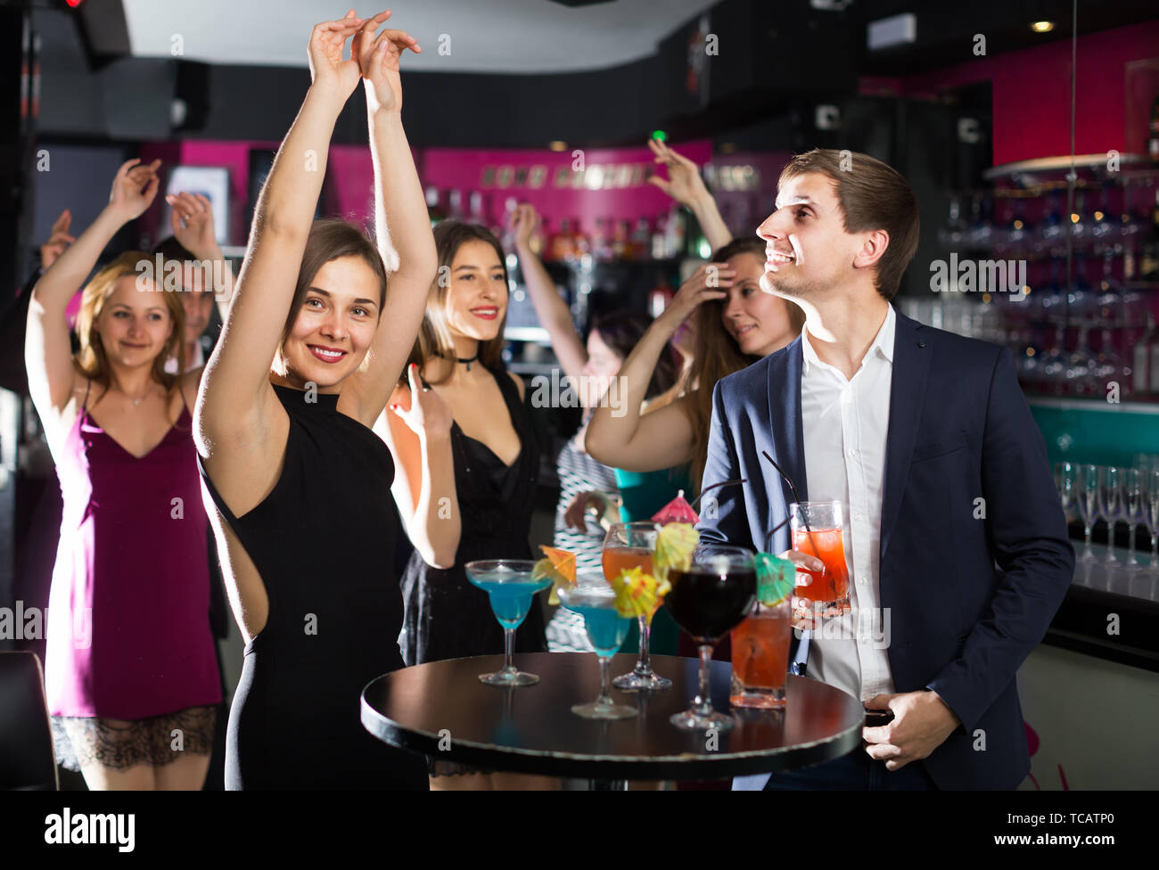 Teens in club meeting hi-res stock photography and images - Alamy