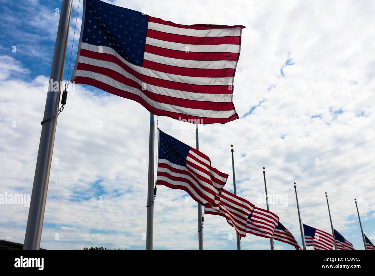 Washington DC, view of the famous obelisk Stock Photo - Alamy