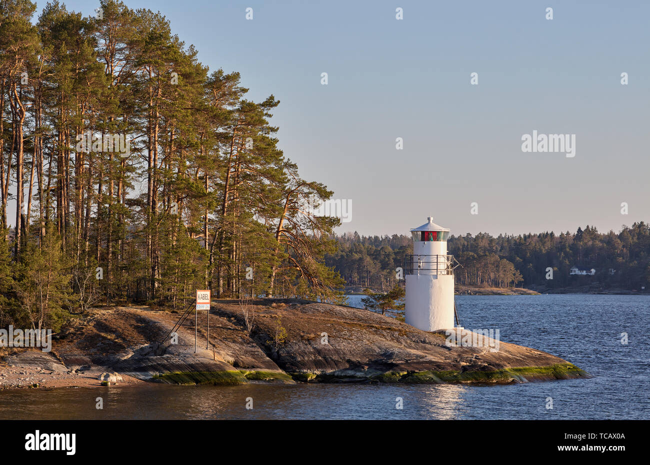 The western end of Granholmen island in Stockholm Archipelago near ...