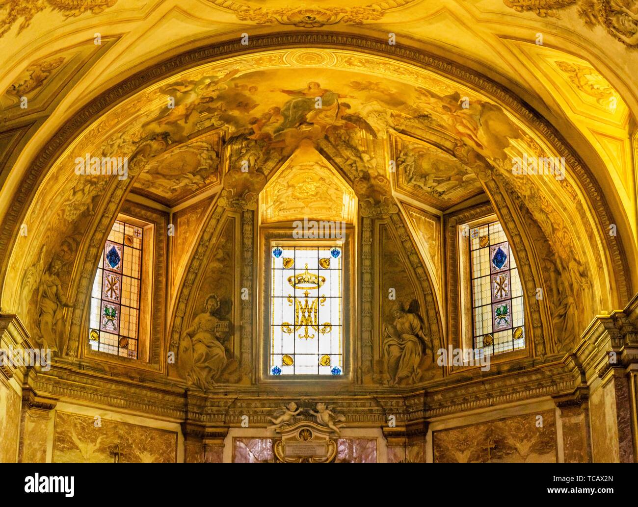 Italy Rome Stained Glass Window High Resolution Stock Photography and ...