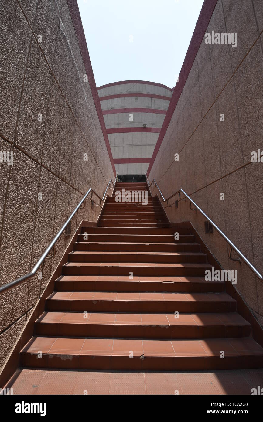 Dynamotion Stairs of the Science City, Kolkata, India Stock Photo - Alamy