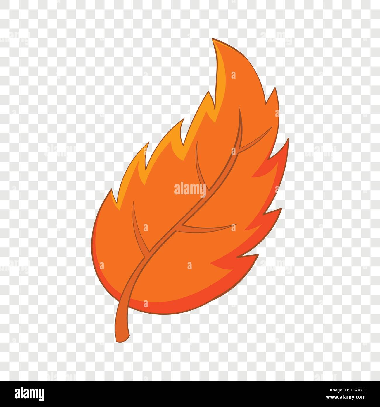 Leaf icon, cartoon style Stock Vector Image & Art - Alamy
