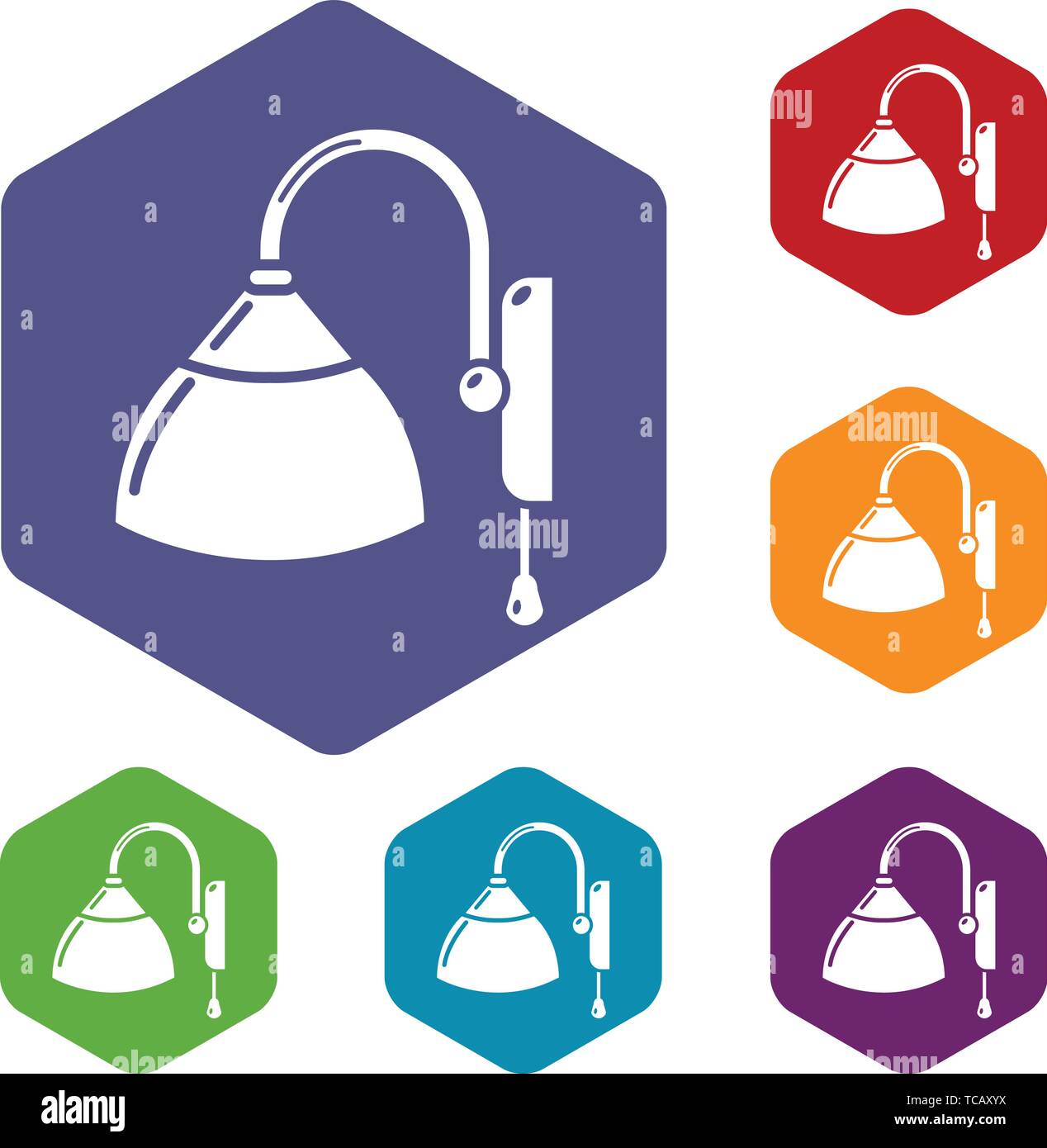 Wall lamp icon, simple style Stock Vector Image & Art - Alamy