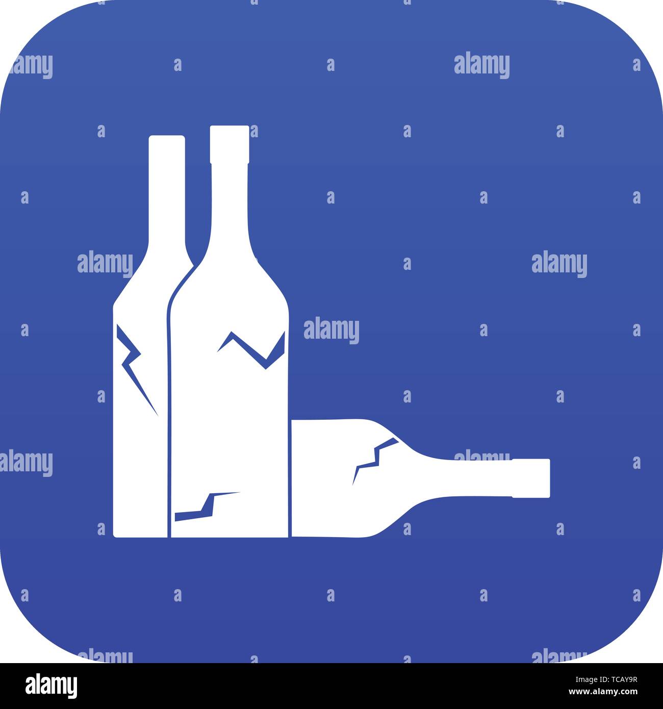 Bottles icon digital blue Stock Vector Image & Art - Alamy