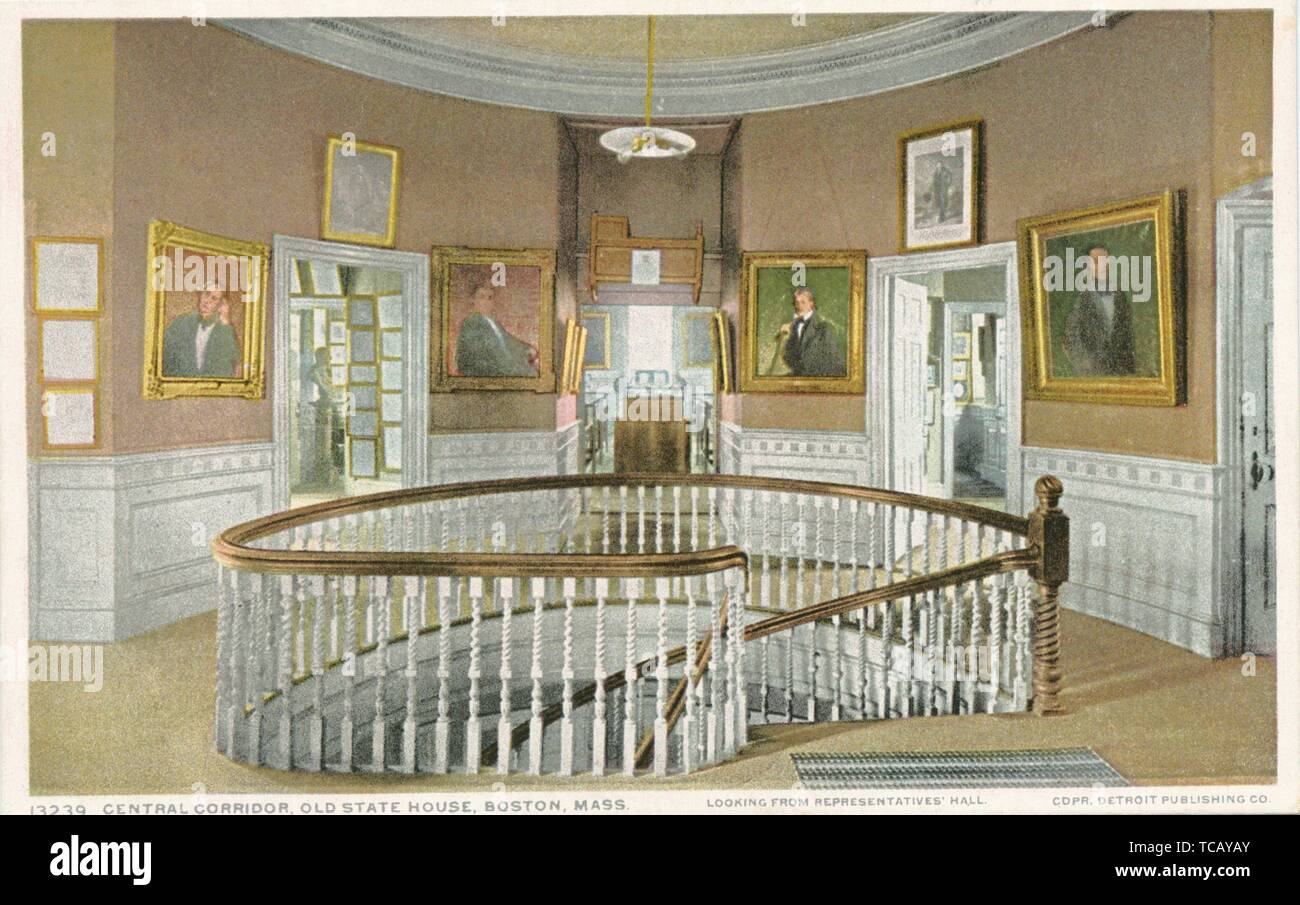 Old state house boston interior hi-res stock photography and images - Alamy