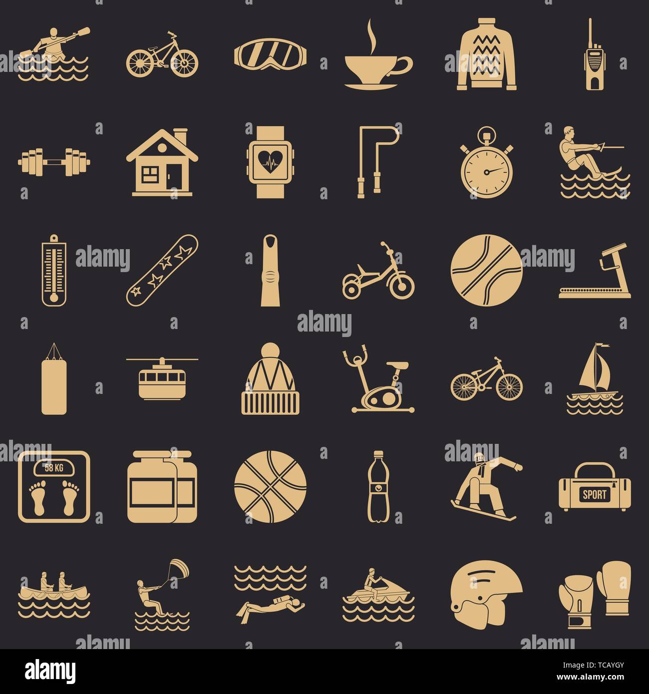 Human health icons set, simple style Stock Vector Image & Art - Alamy