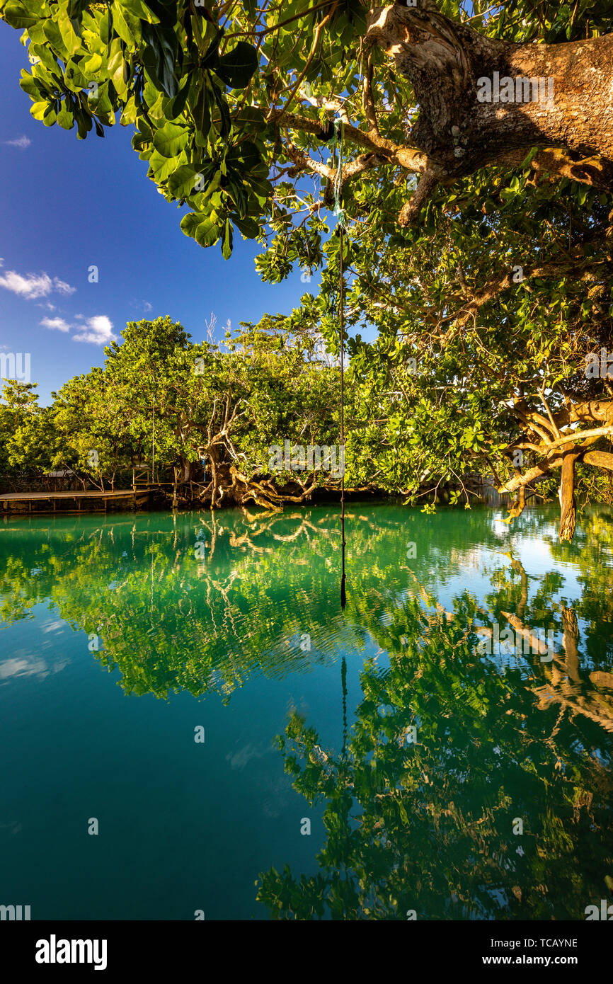 The Blue Lagoon, Port Vila, Efate, Vanuatu - famous tourist destination ...