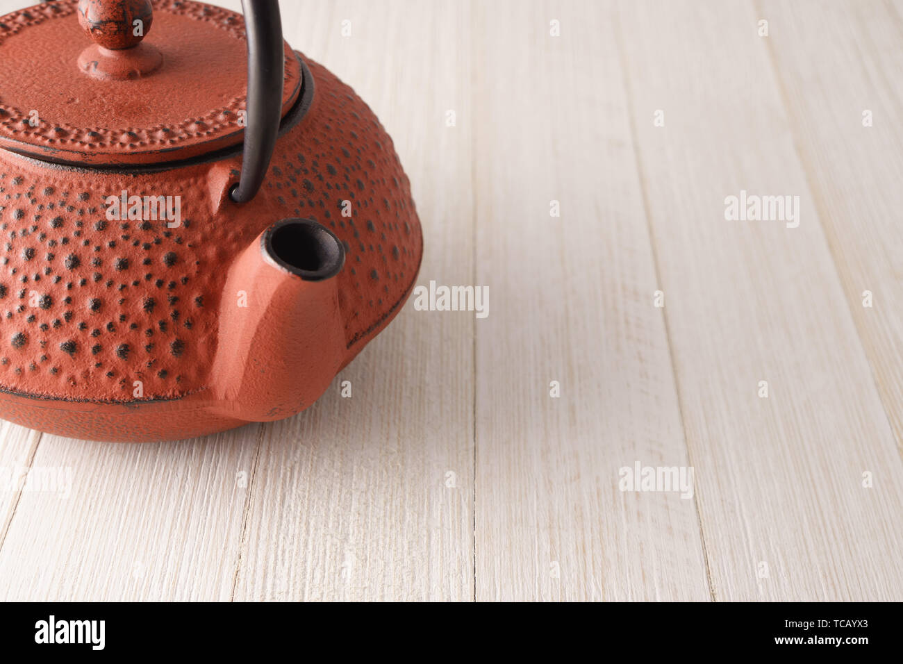 red clay tea pot set Stock Photo - Alamy
