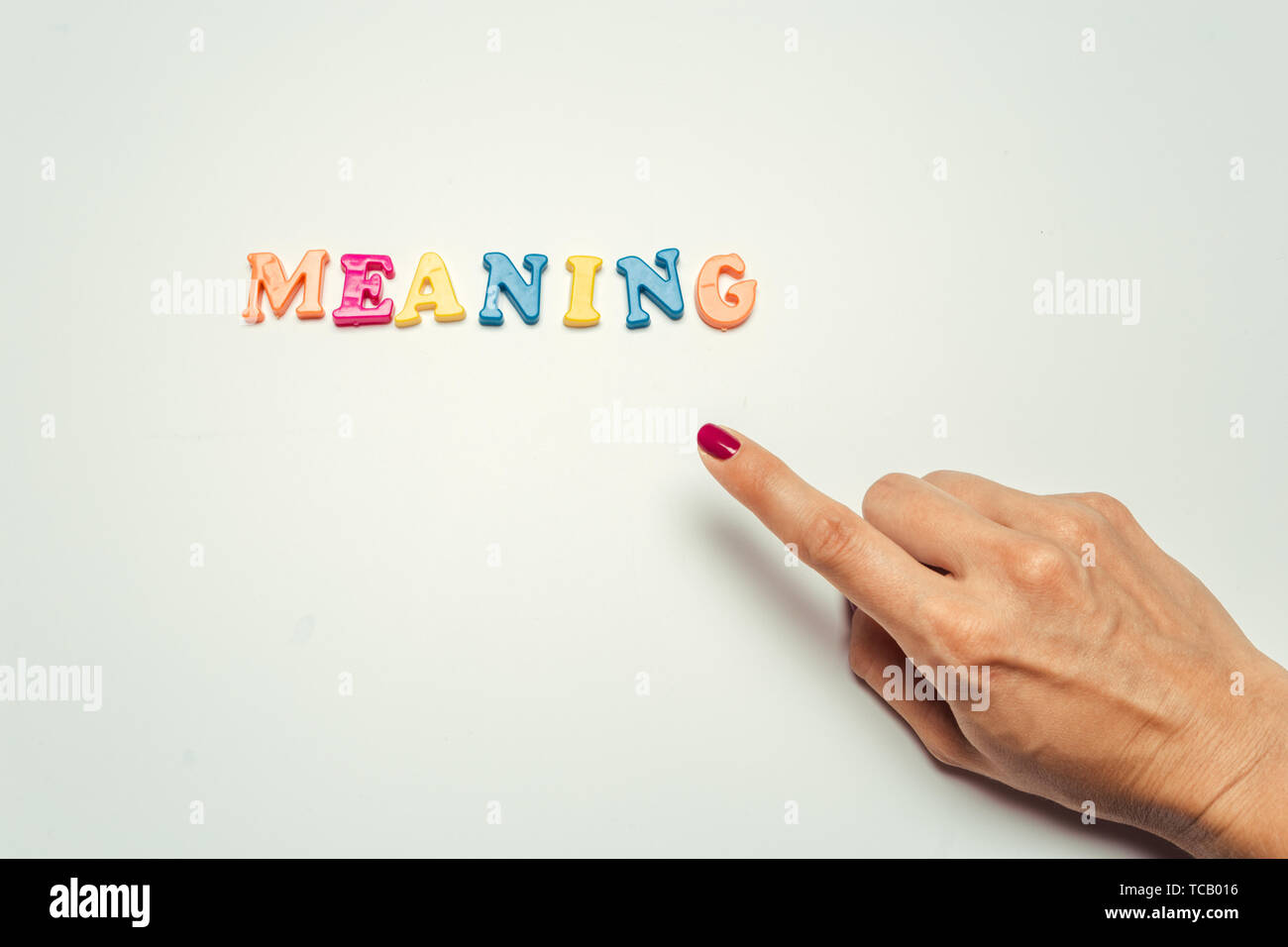 Meaningful dictionary hi-res stock photography and images - Alamy