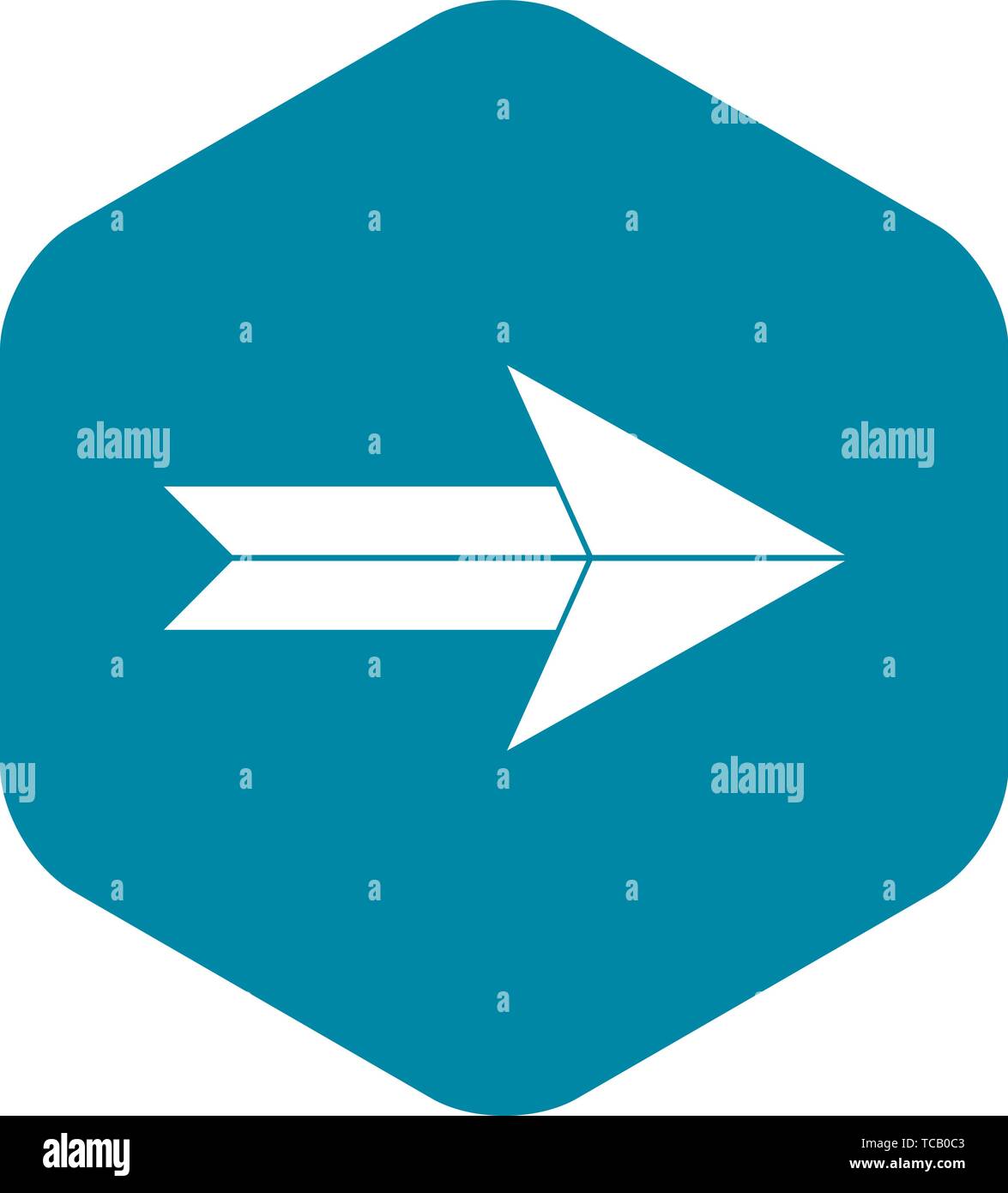 Big arrow icon, simple style Stock Vector Image & Art - Alamy