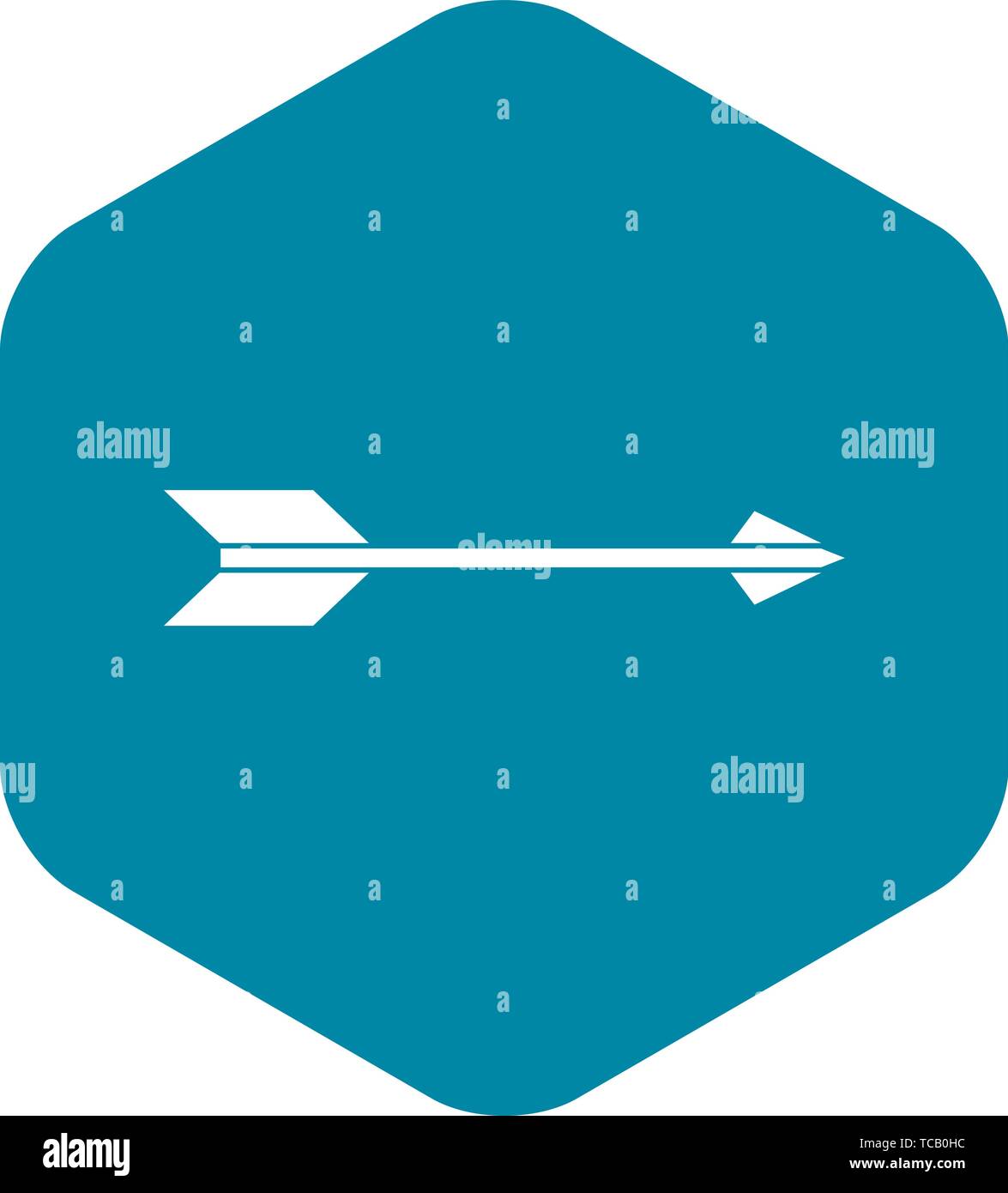 Long arrow icon, simple style Stock Vector Image & Art - Alamy