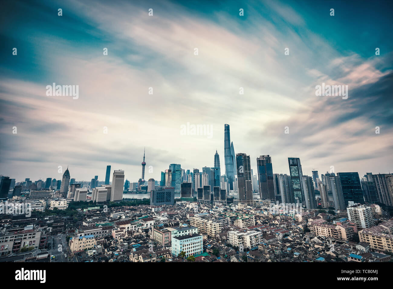 Shanghai City Architecture Scenery Stock Photo - Alamy