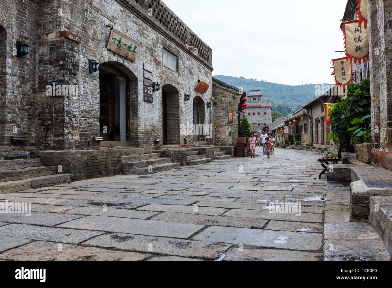 Ancient town, ancient streets, ancient buildings, ancient buildings ...