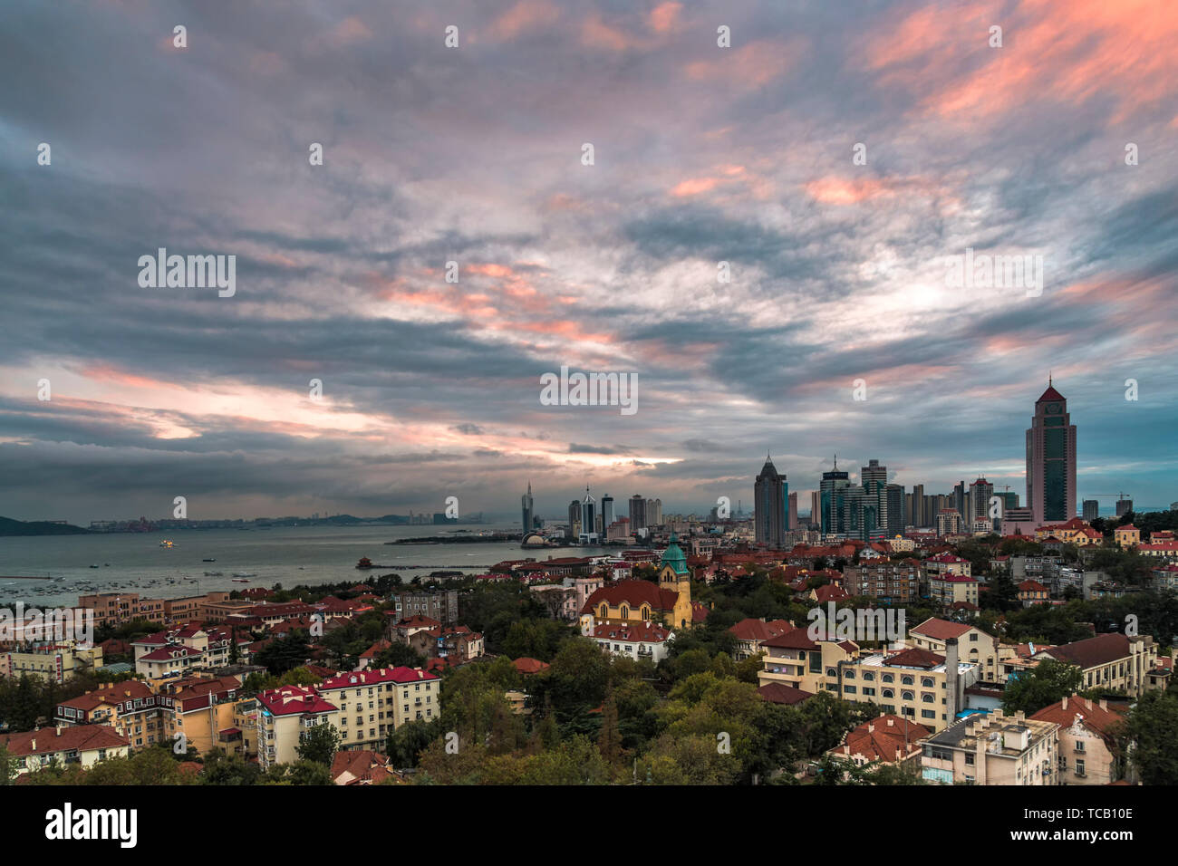 Qingdao old city scenery hi-res stock photography and images - Alamy
