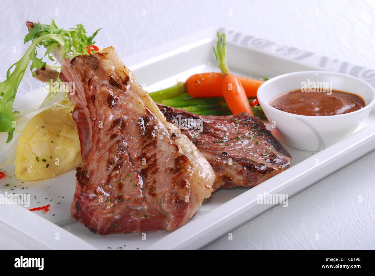 High-end Western food Stock Photo - Alamy