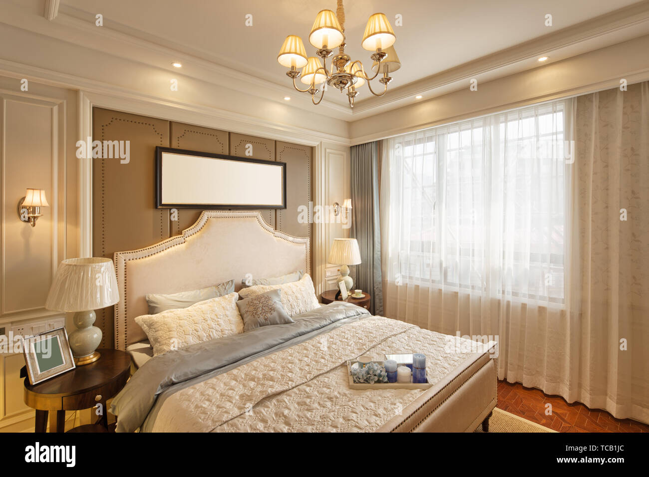 Interior of modern painting Stock Photo - Alamy