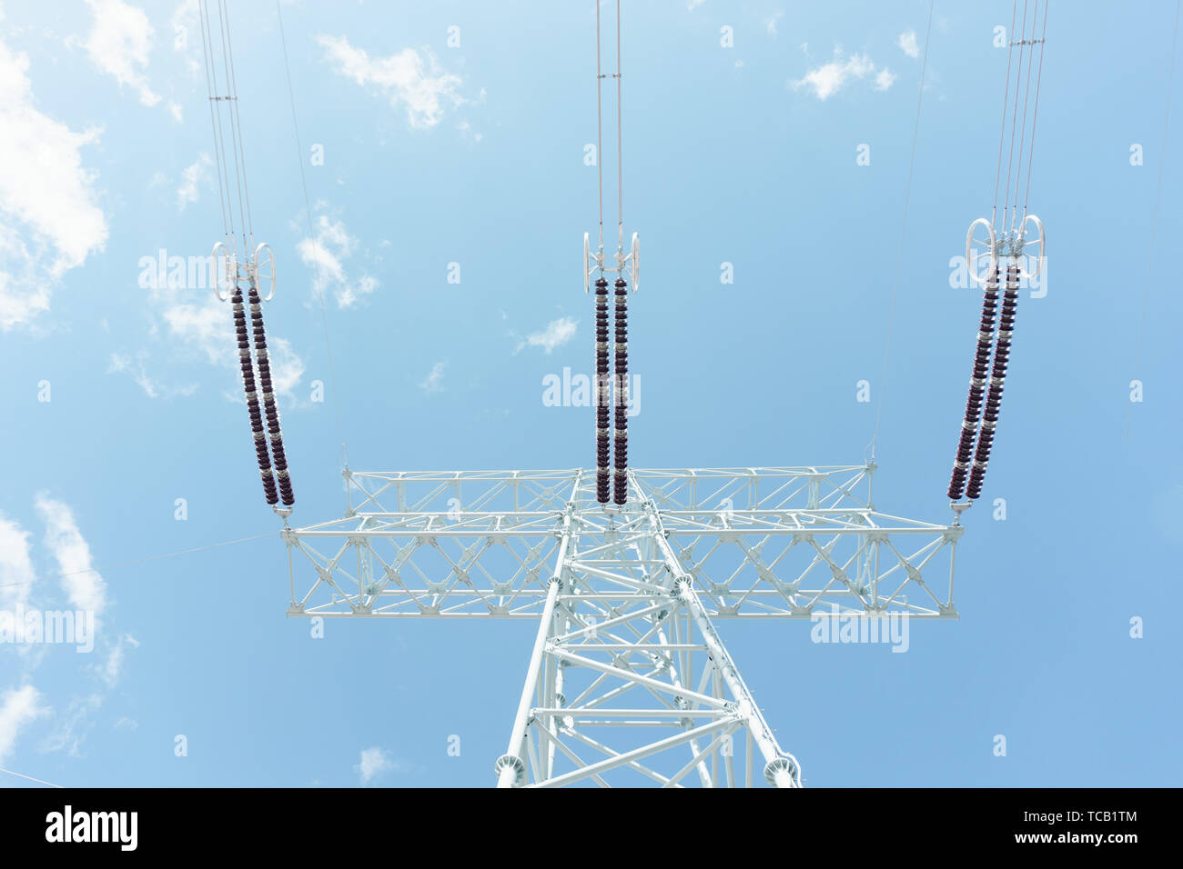 500 kV AC transmission line Stock Photo - Alamy