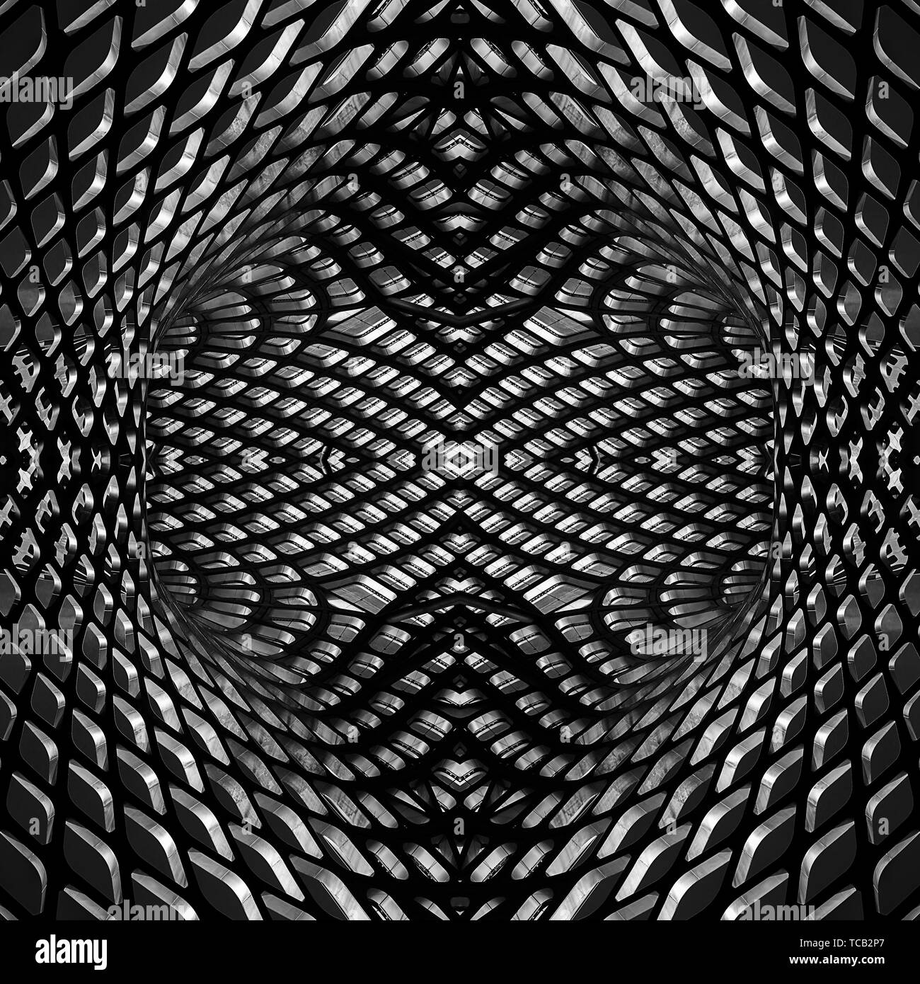 Black-and-white architectural structure Stock Photo - Alamy