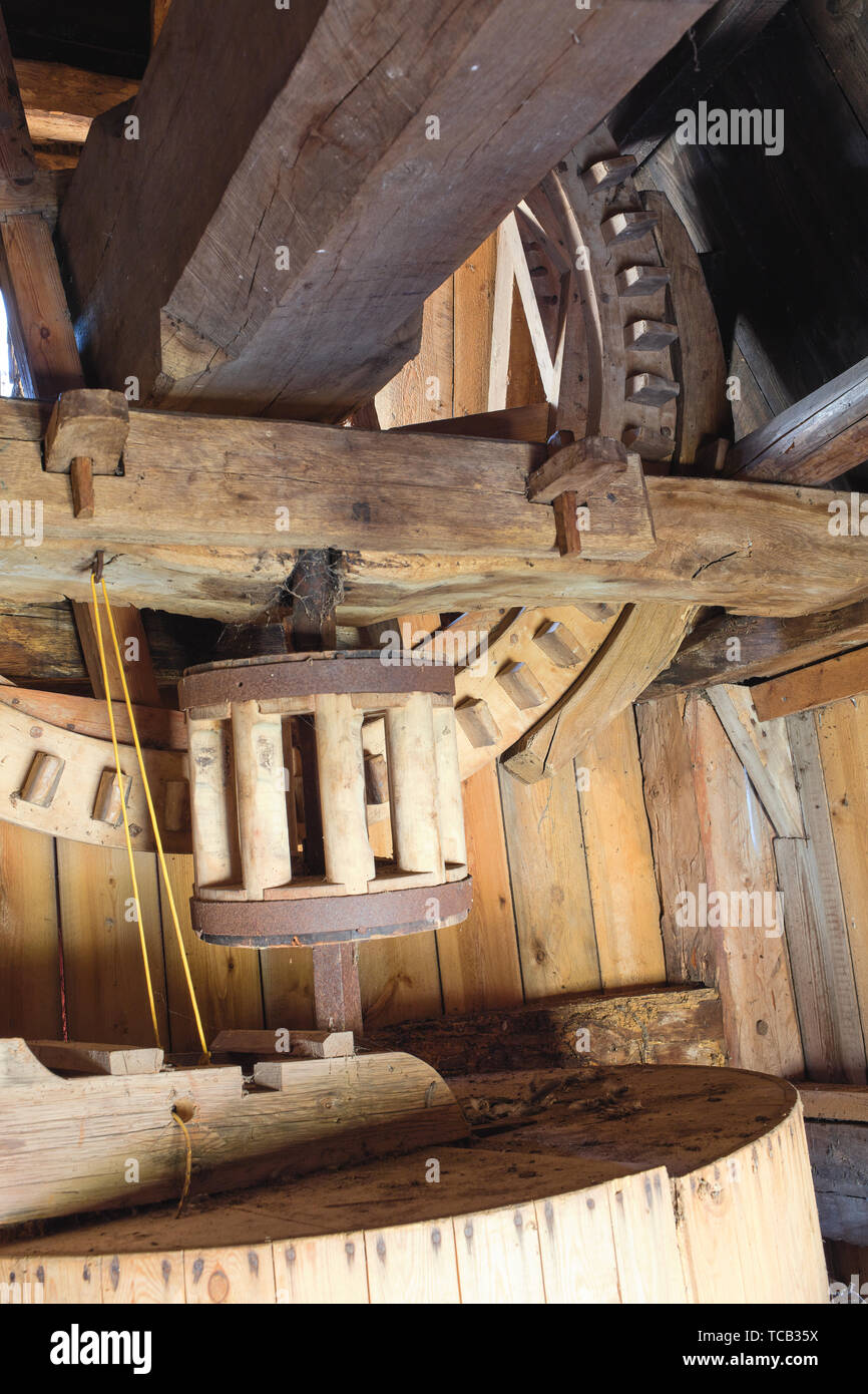 Wooden cogwheel hi-res stock photography and images - Alamy