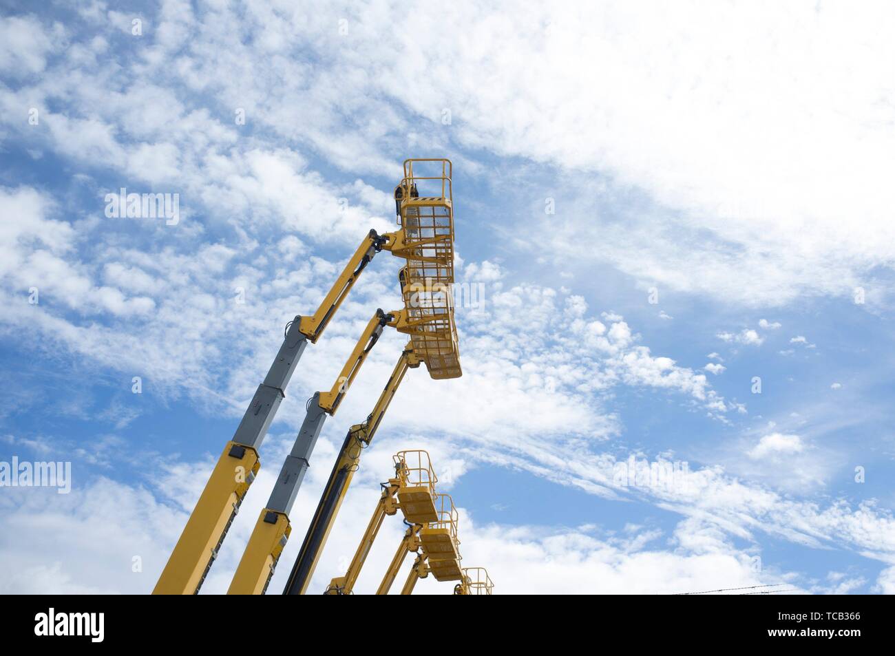 Boom elevator hi-res stock photography and images - Alamy