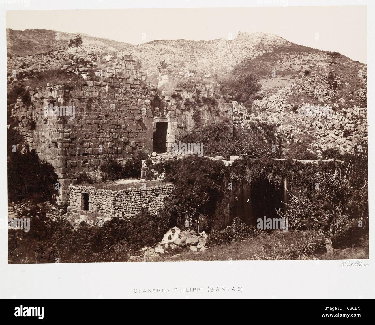 Archaeological site of banias hi-res stock photography and images - Alamy