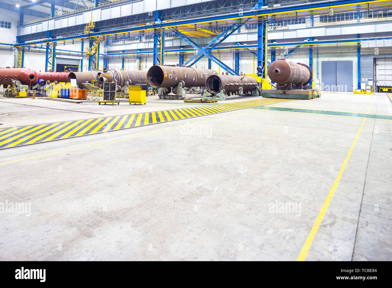 Interior of factory workshop Stock Photo - Alamy