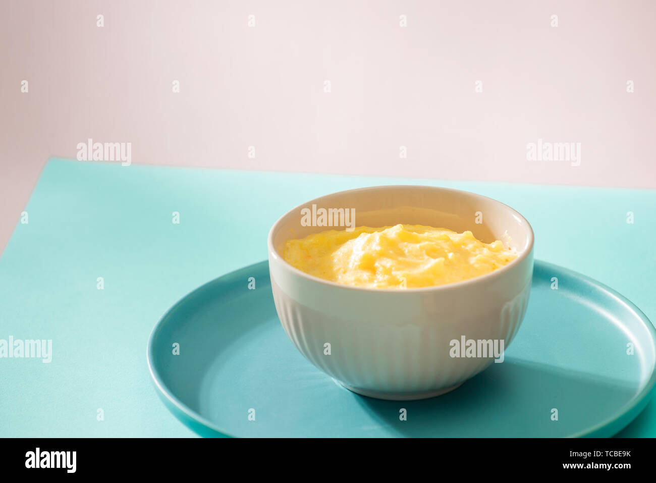 Homemade vegetable baby food. Potato puree for baby Stock Photo - Alamy